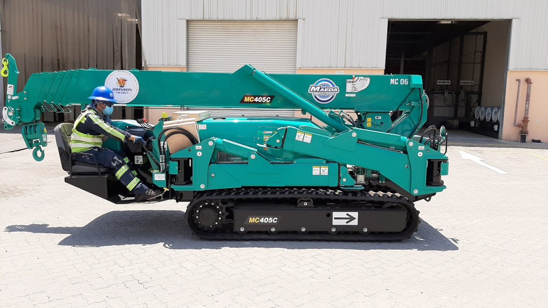 Johnson Arabia Expands Fleet With Maeda Spider Cranes - Johnson Arabia